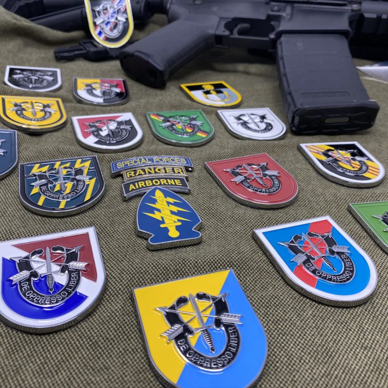 8th SFG Flash with DUI Car Badge - Excalibur Industries