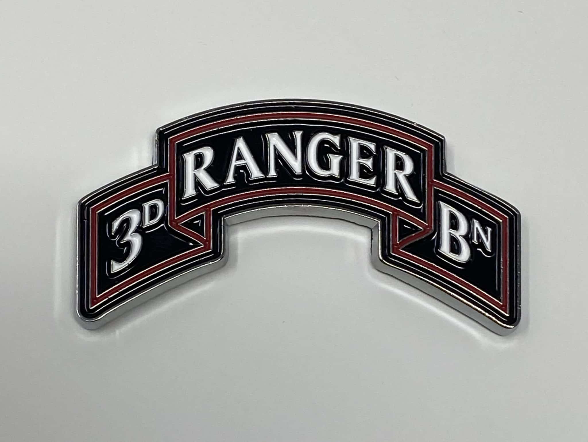 Ranger Scroll Car Badge 3/75 Full Color- 3d BN - Excalibur Industries