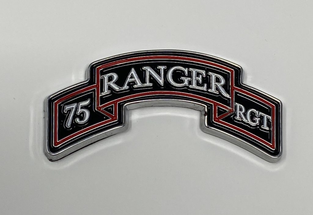 Ranger Scroll 75th Ranger Regiment version- Color 2.5" Car Badge ...