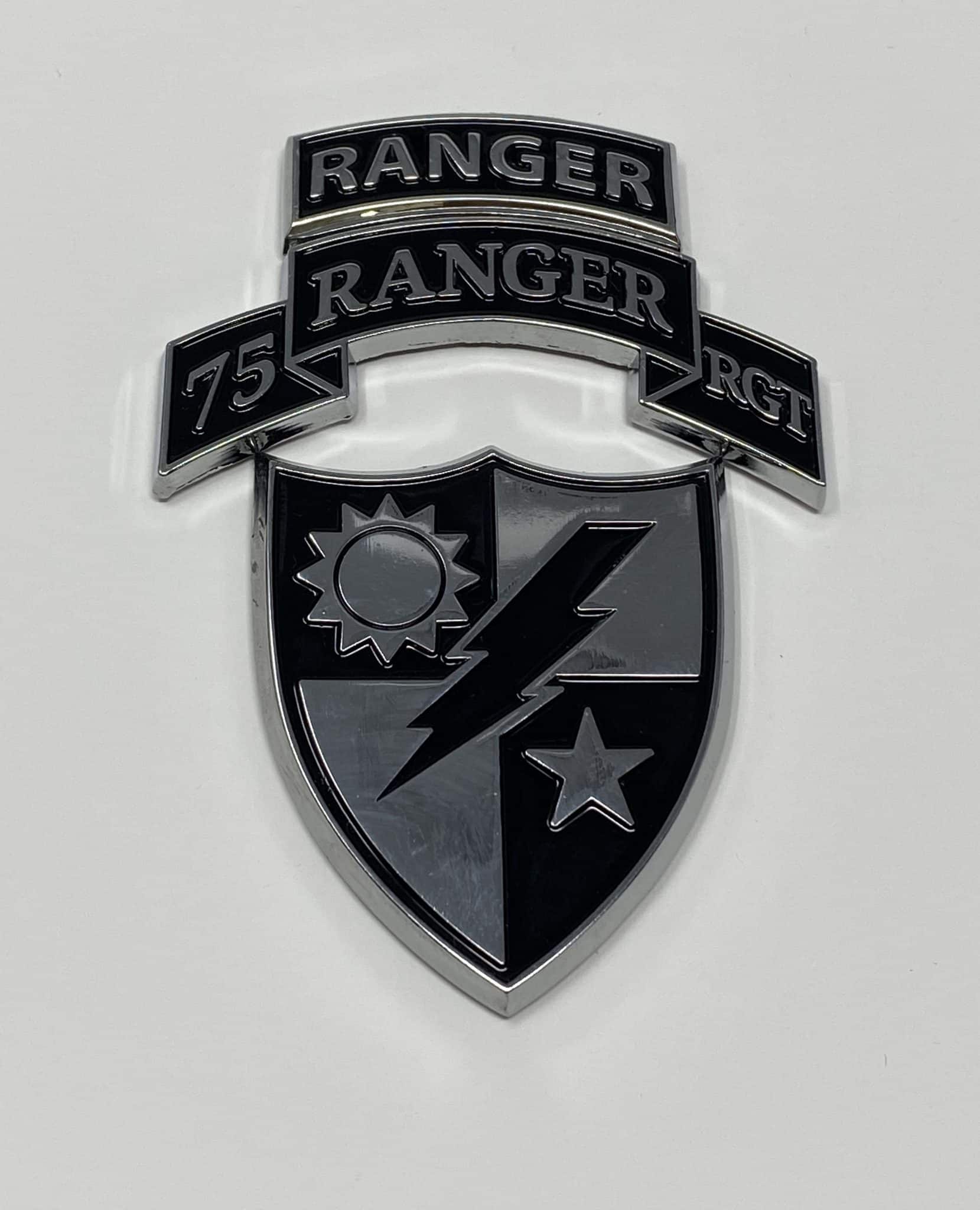Ranger Crest - Chrome 2" Car Badge - Excalibur Industries