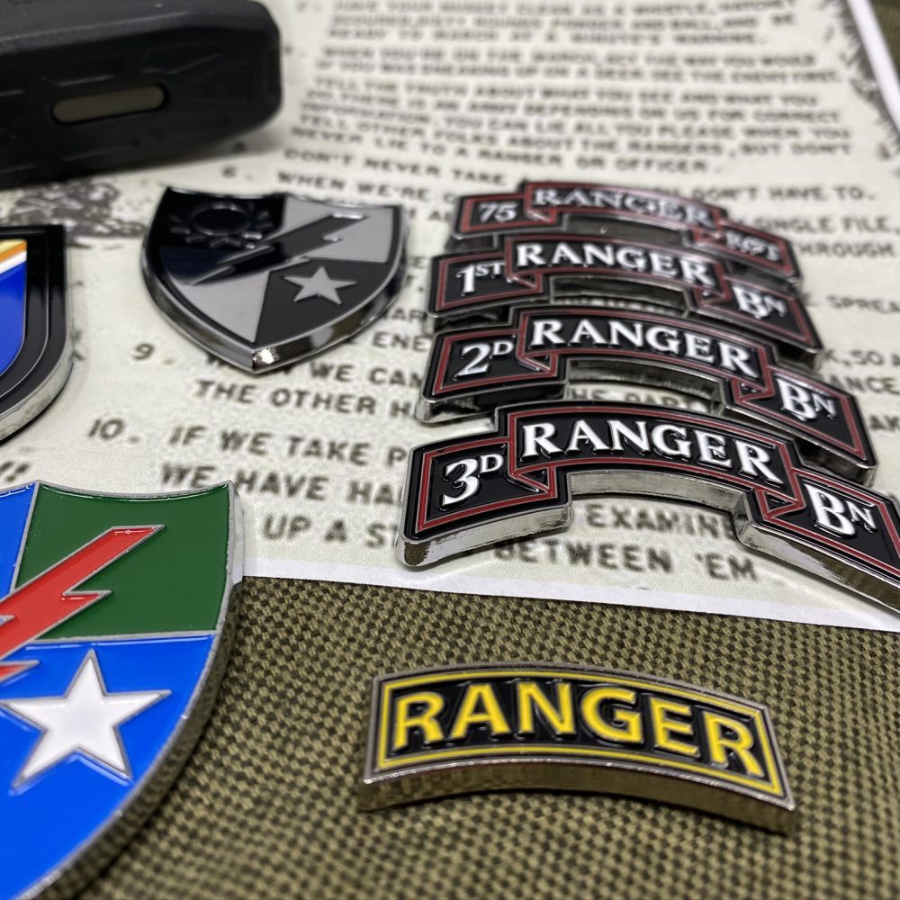 Ranger Scroll 75th Ranger Regiment version- Color 2.5" Car Badge ...