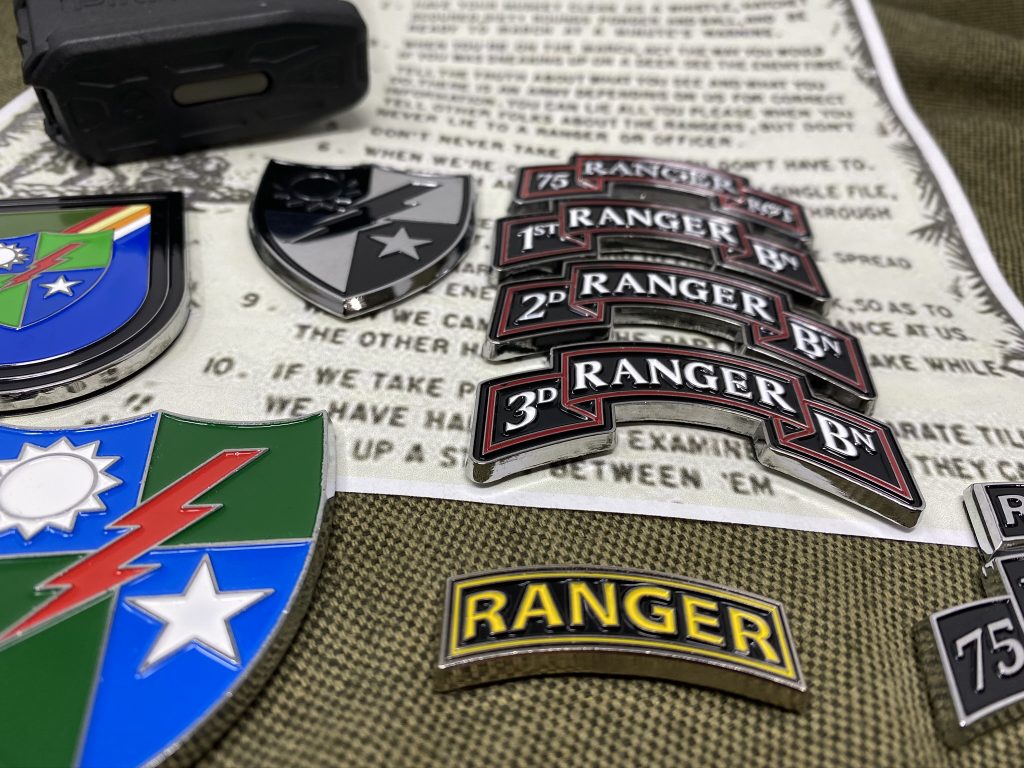 Ranger Scroll 75th Ranger Regiment version- Color 2.5" Car Badge ...