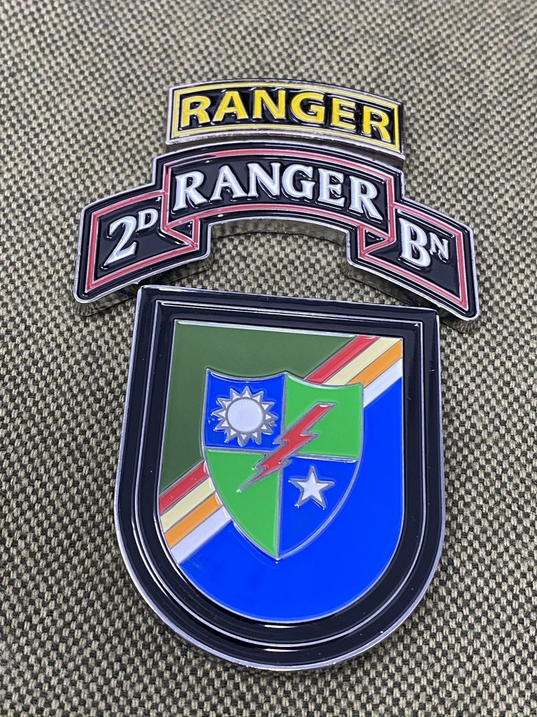 Ranger Scroll Car Badge 2/75 Full Color 2nd BN - Excalibur Industries