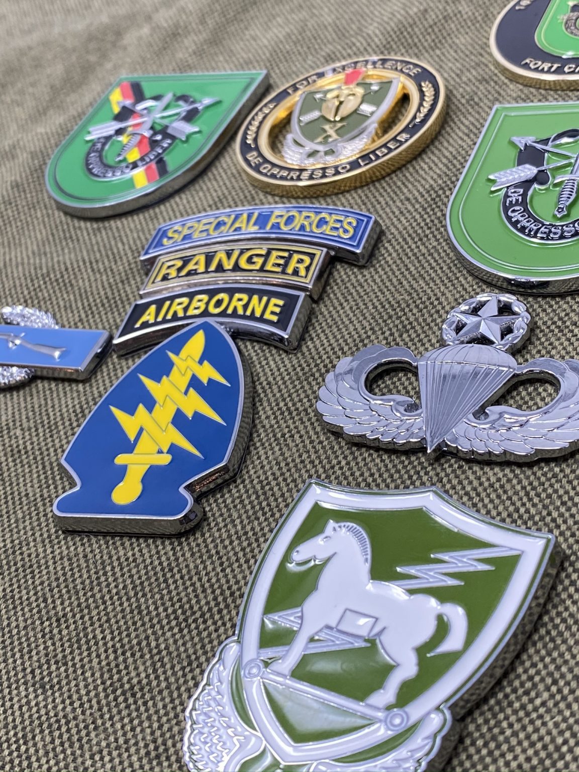 10th Group - SF Detachment Europe (Airborne) Flash Car Badge ...