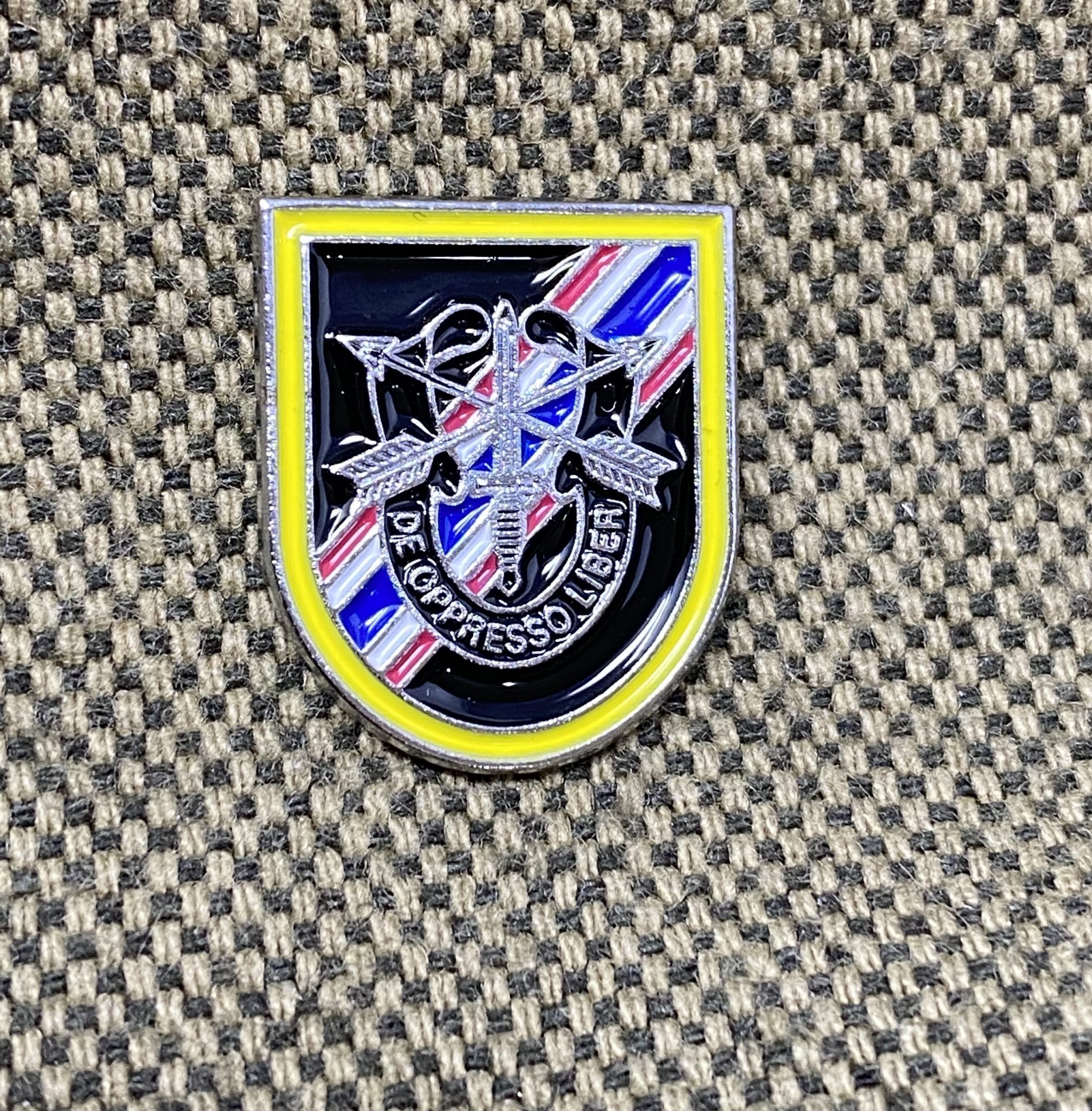 46th SF Company Flash Pin - Excalibur Industries