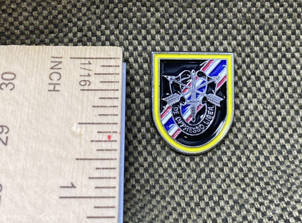 46th SF Company Flash Pin - Excalibur Industries