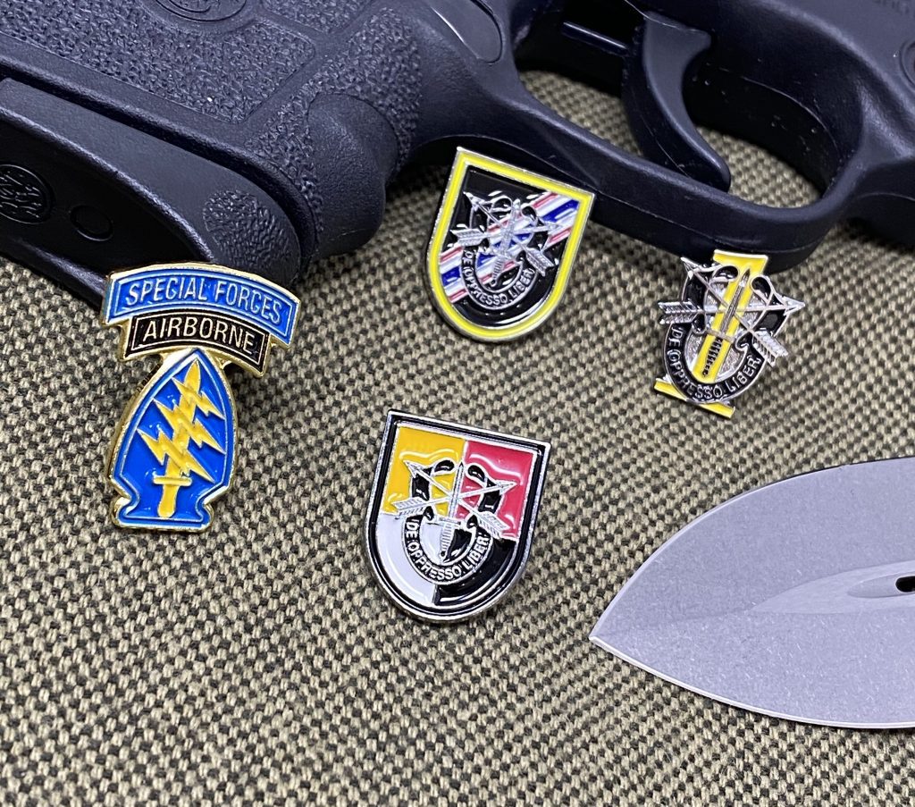 46th SF Company Flash Pin - Excalibur Industries