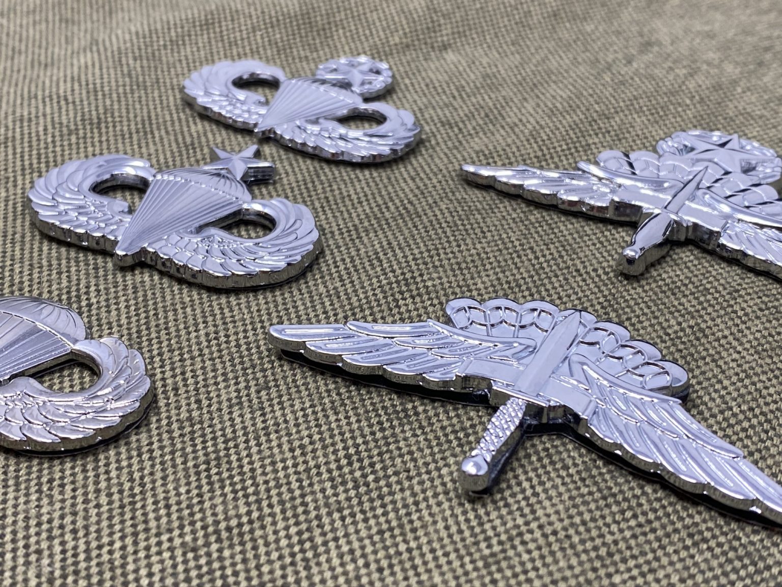 Military Free fall MFF (Basic) Car Badge with 3M Back - Excalibur ...