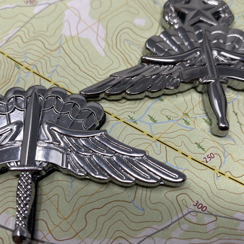 Military Free fall Jump Master MFF Chrome with 3M Back - Excalibur ...