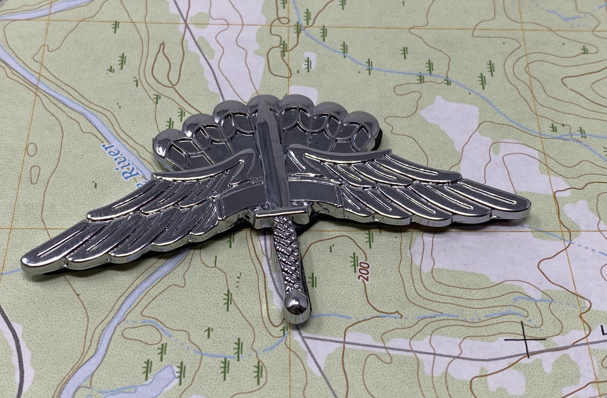 Military Free fall MFF (Basic) Car Badge with 3M Back - Excalibur ...