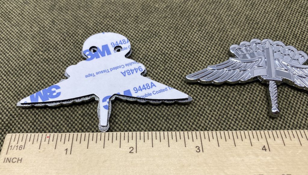 Military Free fall Jump Master MFF Chrome with 3M Back - Excalibur ...