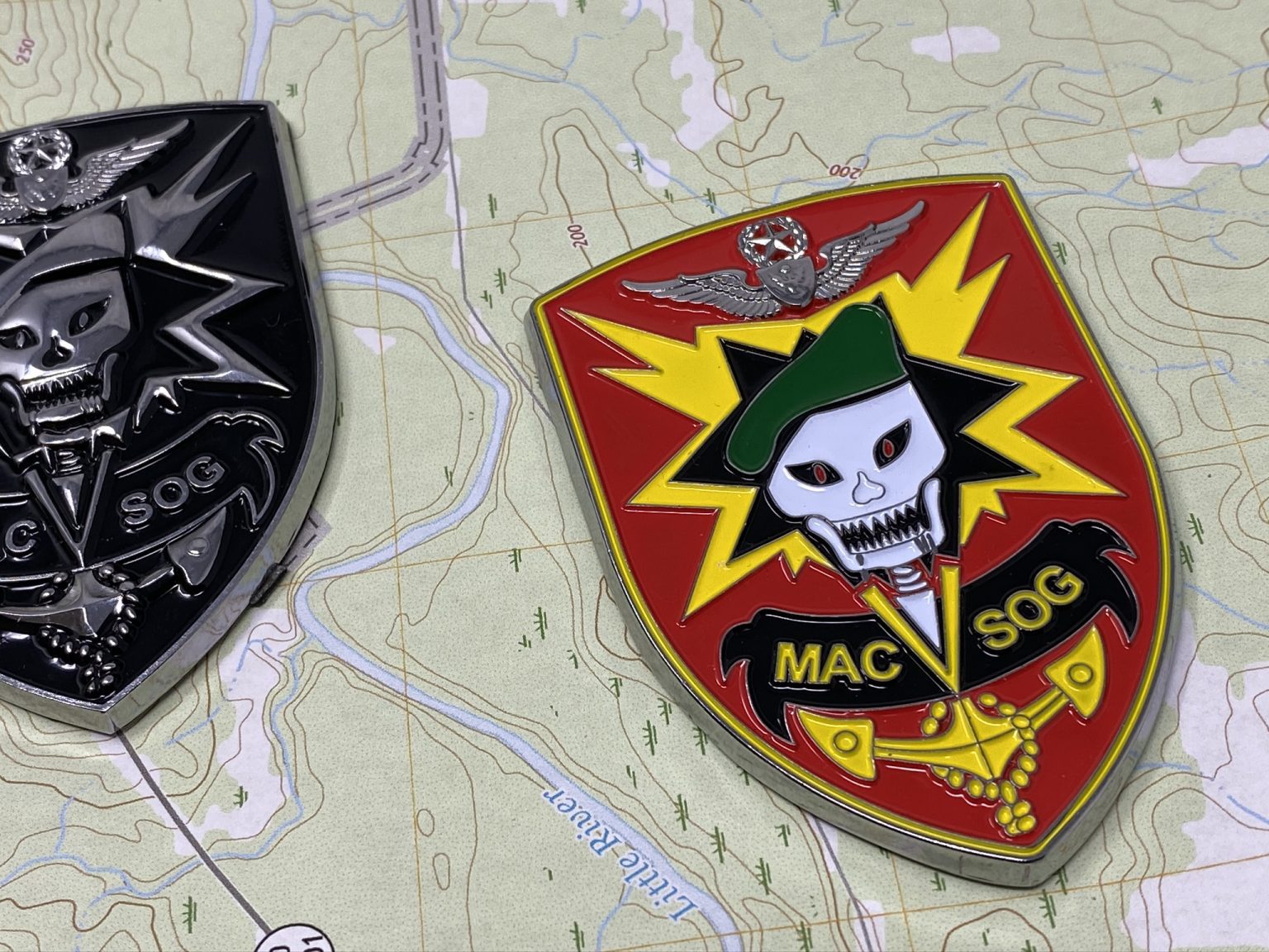 MACVSOG - Color Car Badge - Excalibur Industries