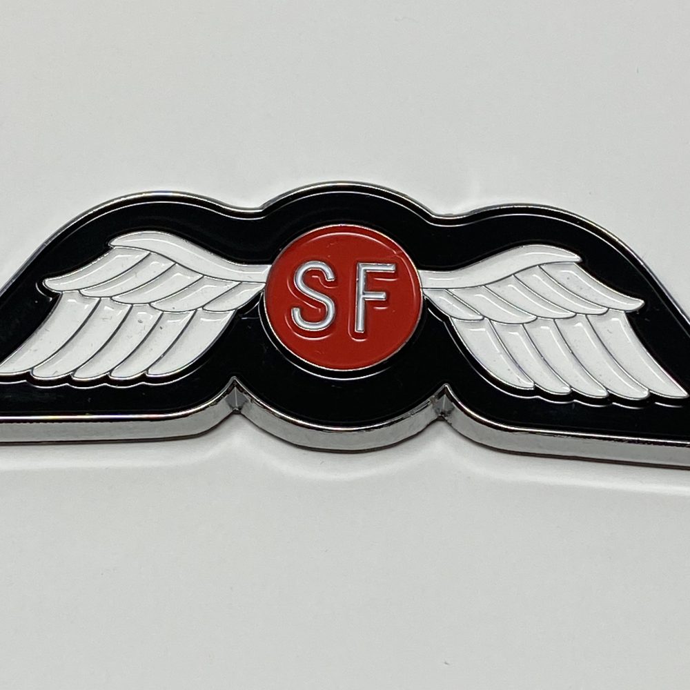 Jedburgh Wings Car Badge - Excalibur Industries