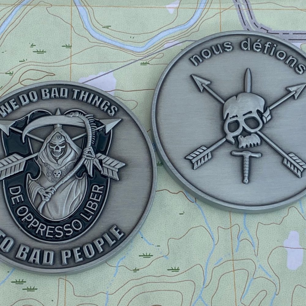 Special Forces Nous Defions “De Oppresso Reaper” - 2" coin - Excalibur ...