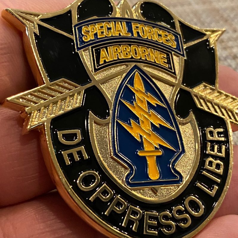 1st Special Forces Group Challenge Coin- SF Crest 2 1/2 Inch ...