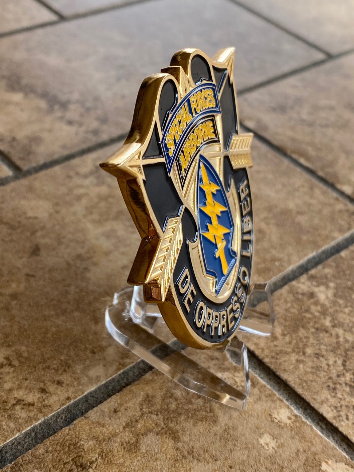 1st Special Forces Group Challenge Coin- SF Crest 2 1/2 Inch ...