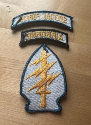 Special Forces Patch and Tab Embroidered (full size) - Excalibur Industries