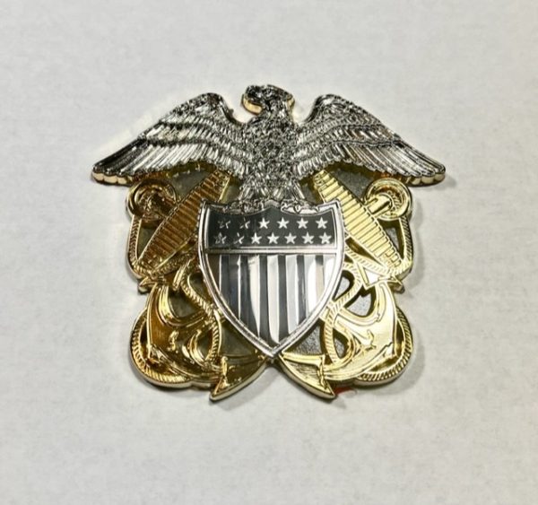 US Navy Officers Crest Car Badge - Excalibur Industries