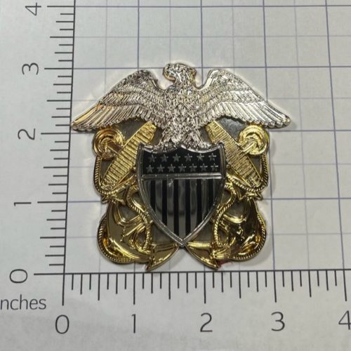 US Navy Officers Crest Car Badge - Excalibur Industries