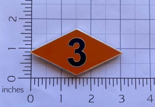 Orange Ranger BN Diamond Car Badge - Excalibur Industries